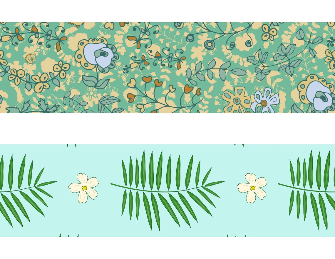 Plants Classroom Bulletin Board Border PNG Natural Colors Classroom ...