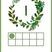Plants Classroom Number Tally Posters PNG PDF Natural Colors Classroom ...