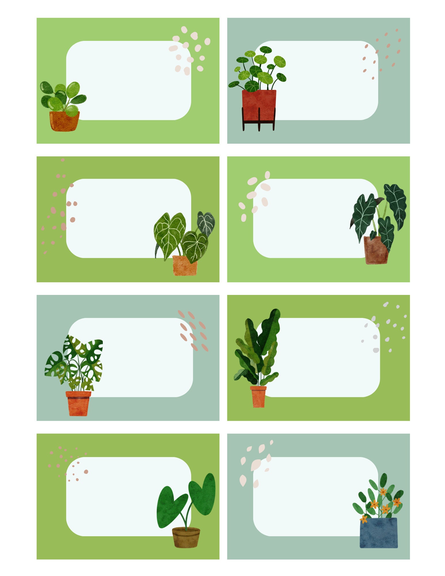 Plants Classroom Labels Bundle | PNG + PDF + Powerpoint | Editable ...