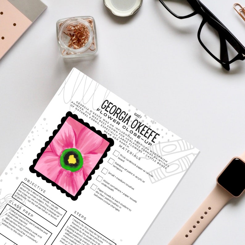 Unit 2 Modern Masters Art Lessons Curriculum | 12 Lessons | Step-by ...