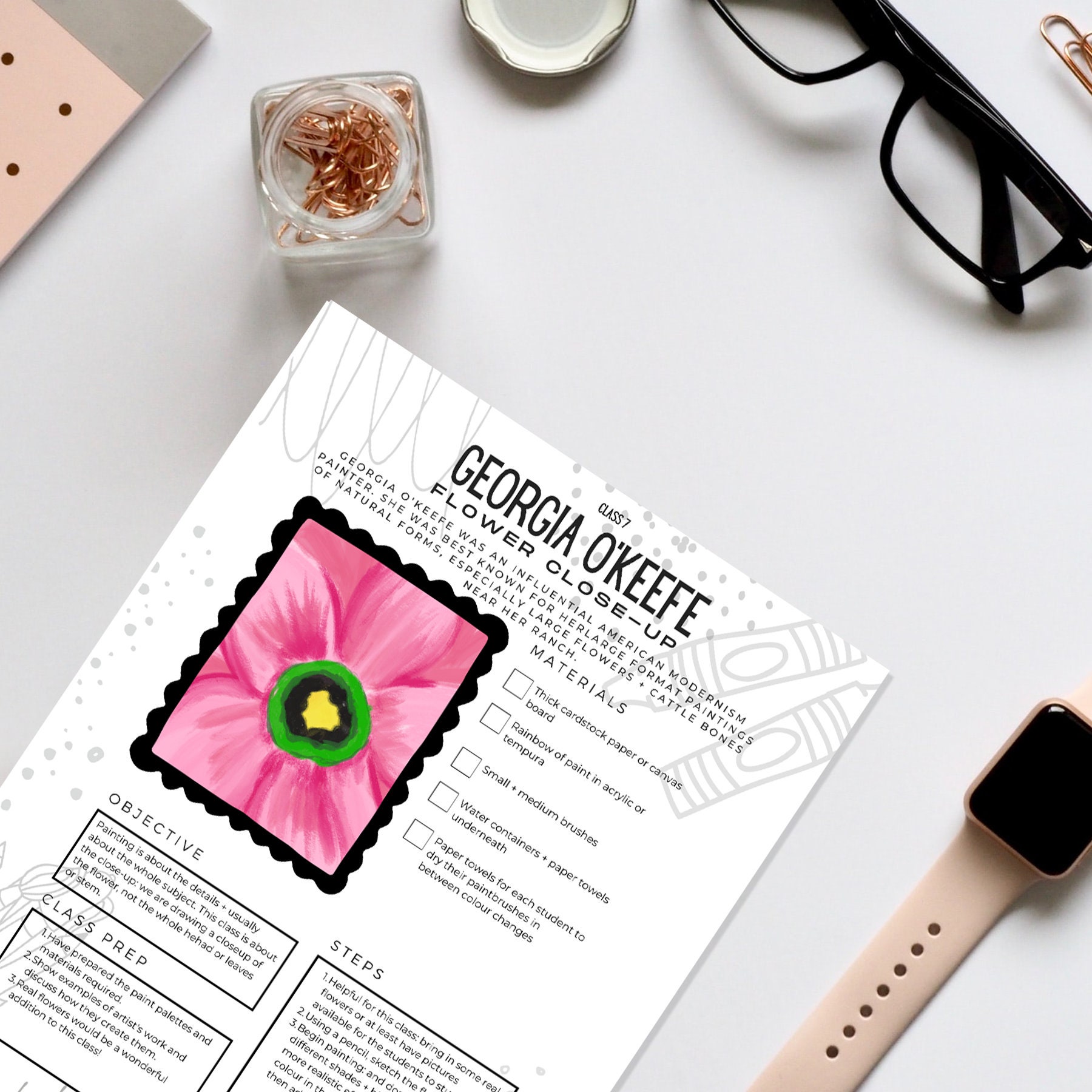 Unit 2 Modern Masters Art Lessons Curriculum | 12 Lessons | Step-by ...