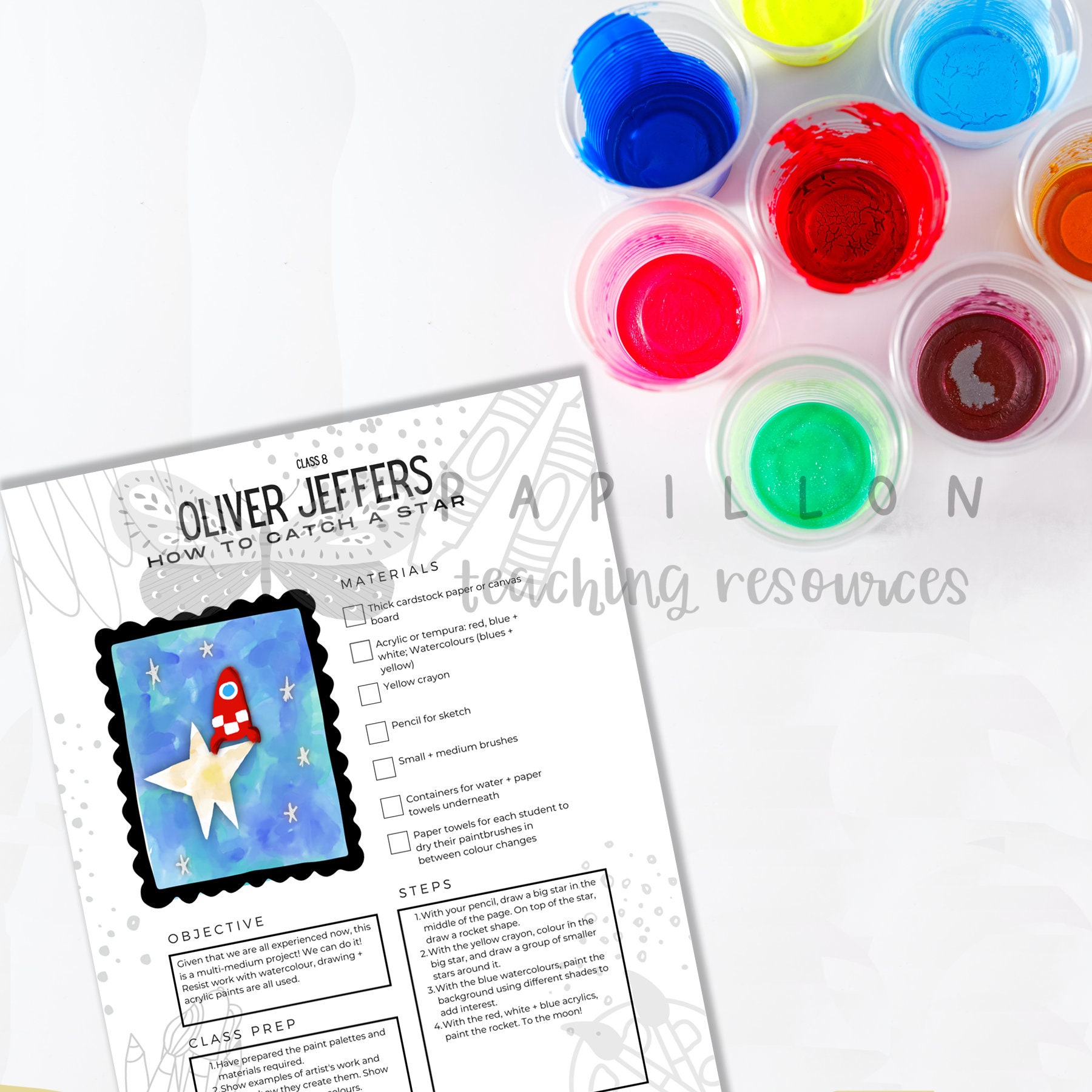 Unit 3 Storybook Art Lessons Curriculum | 12 Art Lessons | Step-by-step ...