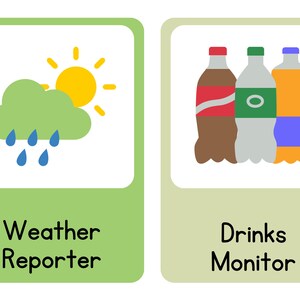 Plants Classroom Jobs Bundle | PNG + PDF + Powerpoint | Editable ...