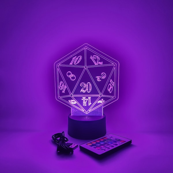 Dungeon and Dragons Lamp - Etsy