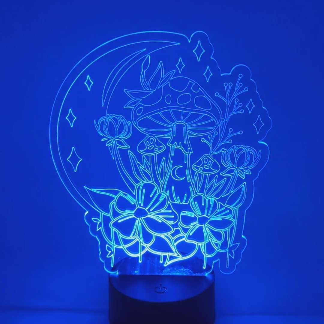 Fairy Mushroom Mood Light | | Mushroom Lamp | Mushroom Light | Mushroom ...