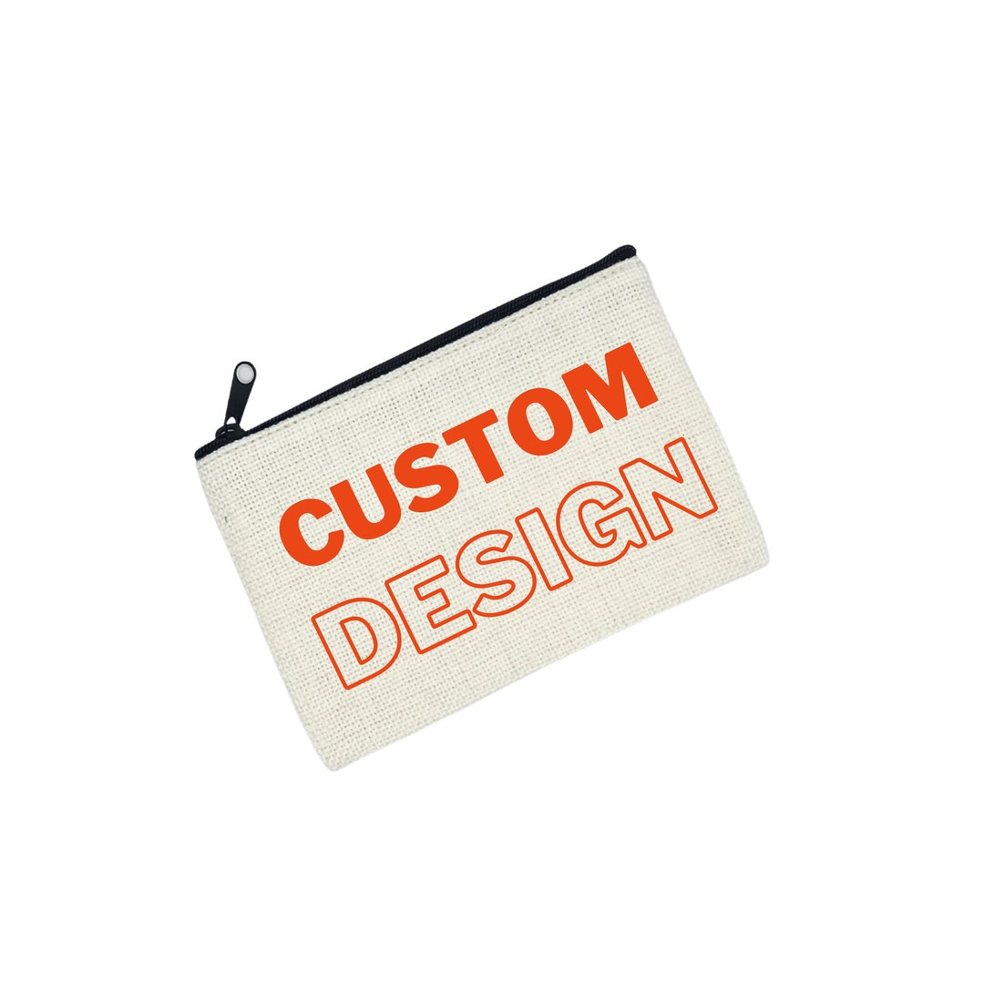 Personalized Coin Purse Custom Printed Coin Purse Canvas Coin Purse ...