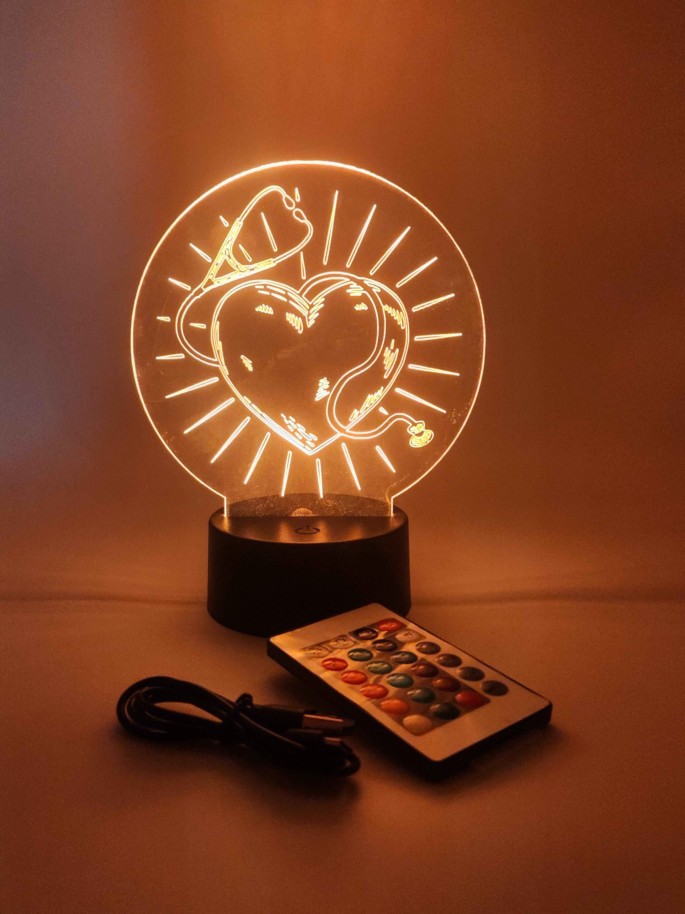 Medical RGB Desk Lamp Cute Desk Lamp USB Nightlight - Etsy