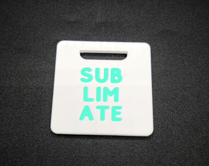 Square Blank Key Chain/ Acrylic/ Blank Key Chain/keychain Sublimation ...