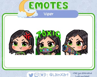 Cute Sage Emotes Valorant Set Twitch Discord - Etsy