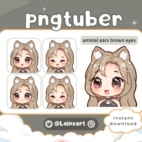 Wolf Girl Vtuber - Etsy