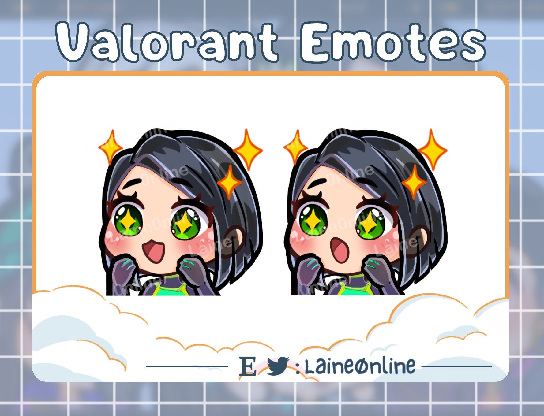 Valorant Viper WOW and POG Emotes Twitch and Discord - Etsy