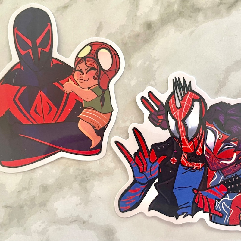 Spider Man Stickers - Etsy