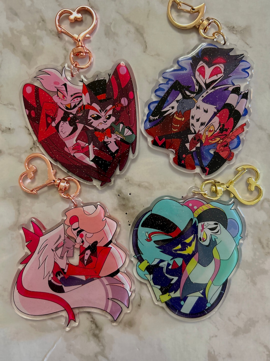 Hazbin Hotel Couple Charms - Etsy