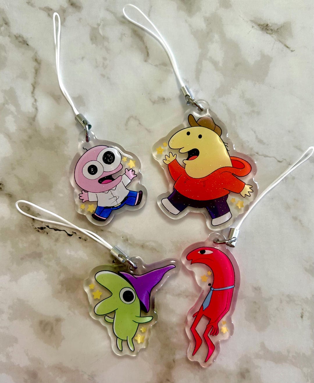 Smiling Friends Phone Charms - Etsy