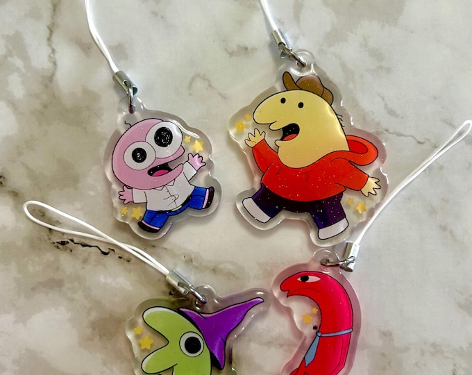 Smiling Friends Phone Charms - Etsy