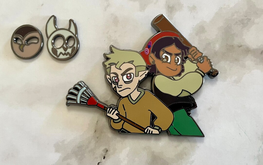 Toh Magnetic Hard Enamel Pin - Etsy