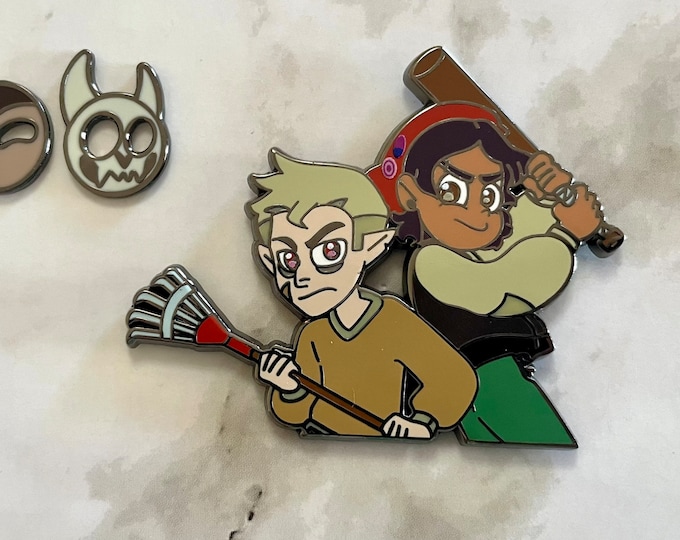 Toh Magnetic Hard Enamel Pin - Etsy