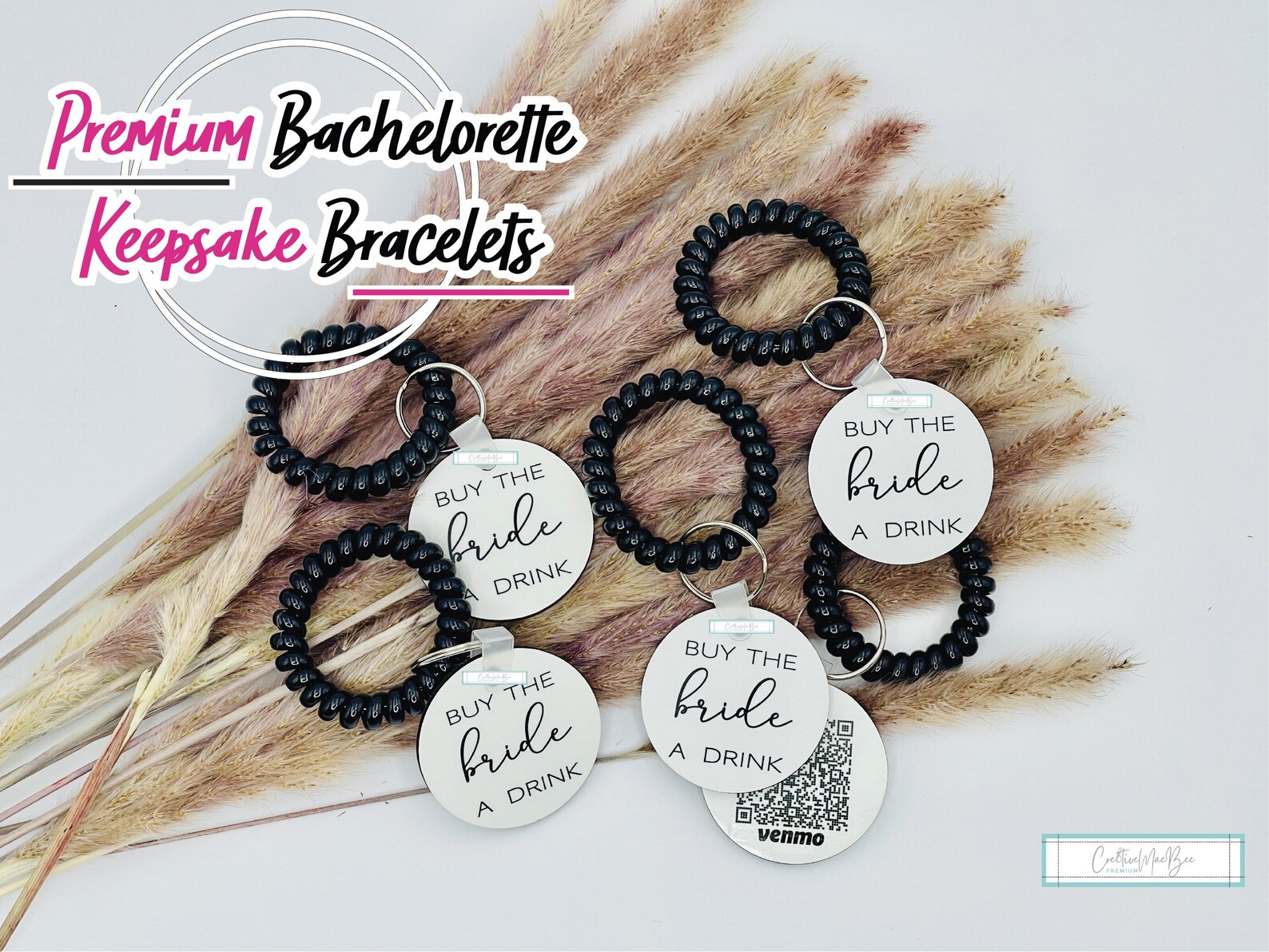 Buy Bride Drink Buy the Bride A Drink Bachelorette Bracelet - Etsy