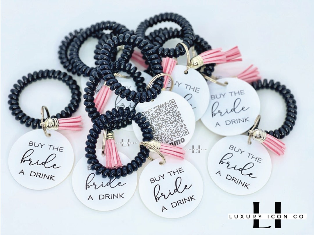 Buy Bride Drink Buy the Bride A Drink Bachelorette Bracelet - Etsy