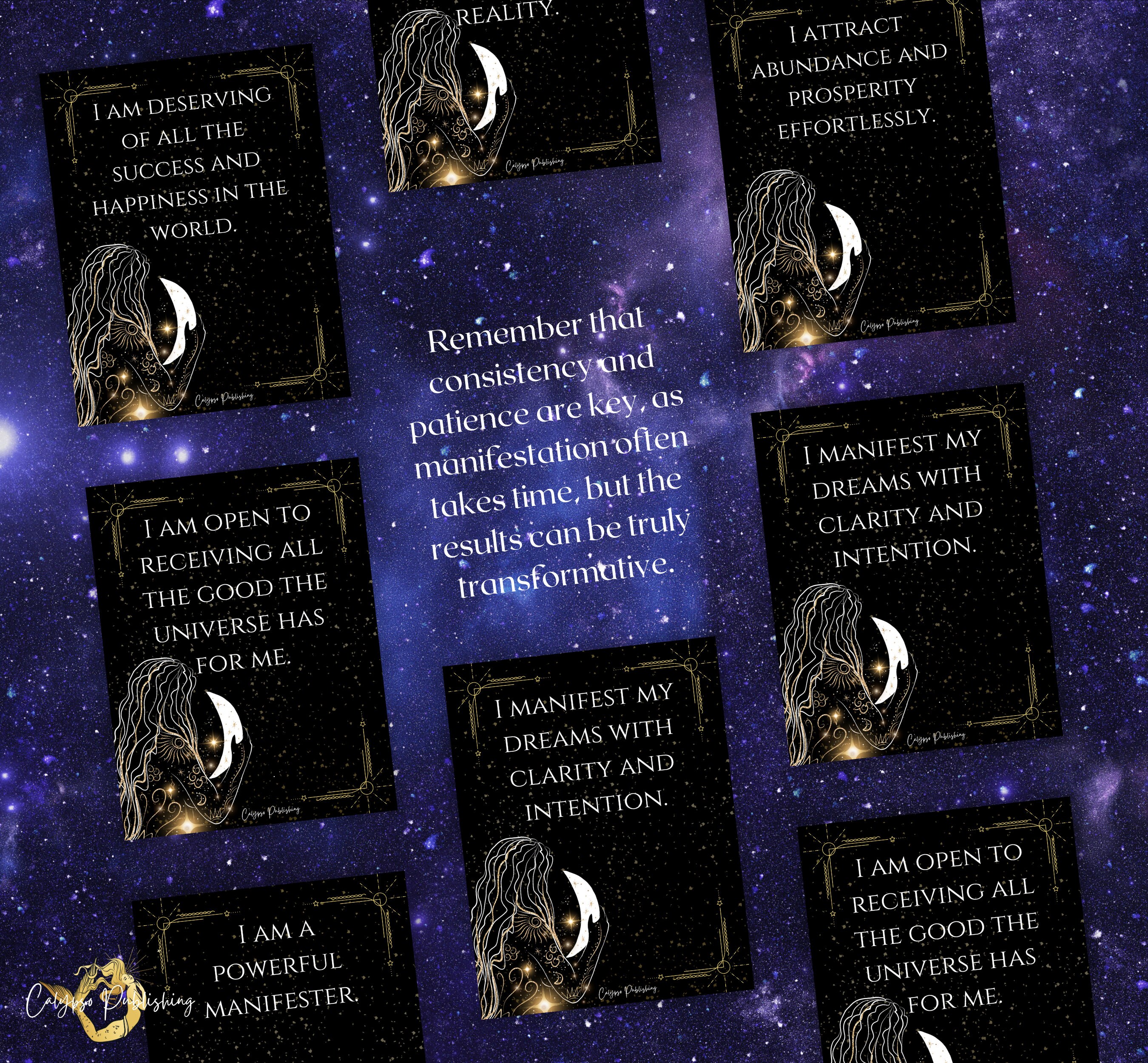 Affirmation Cards Printable, Inspirational Decks, Affirmation Cards for ...