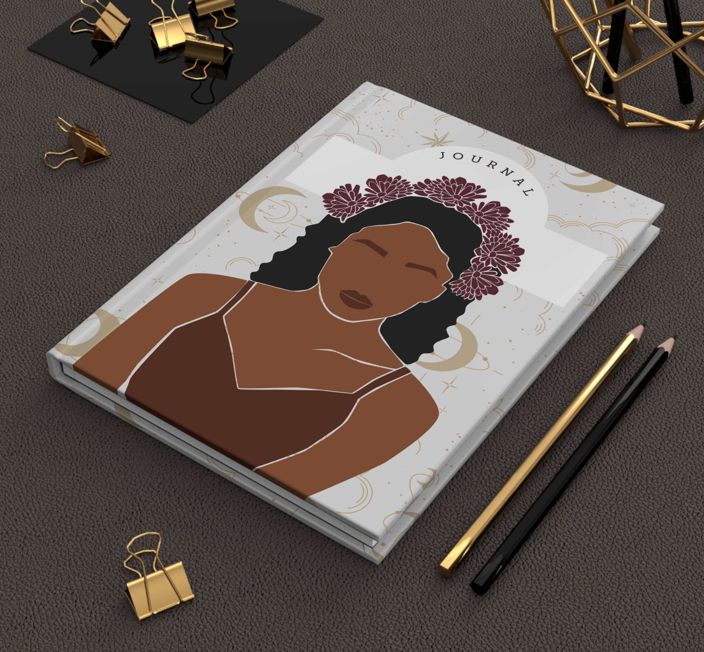 Black Woman Self Care Journal, Gifts for Black Woman, Black Girl ...