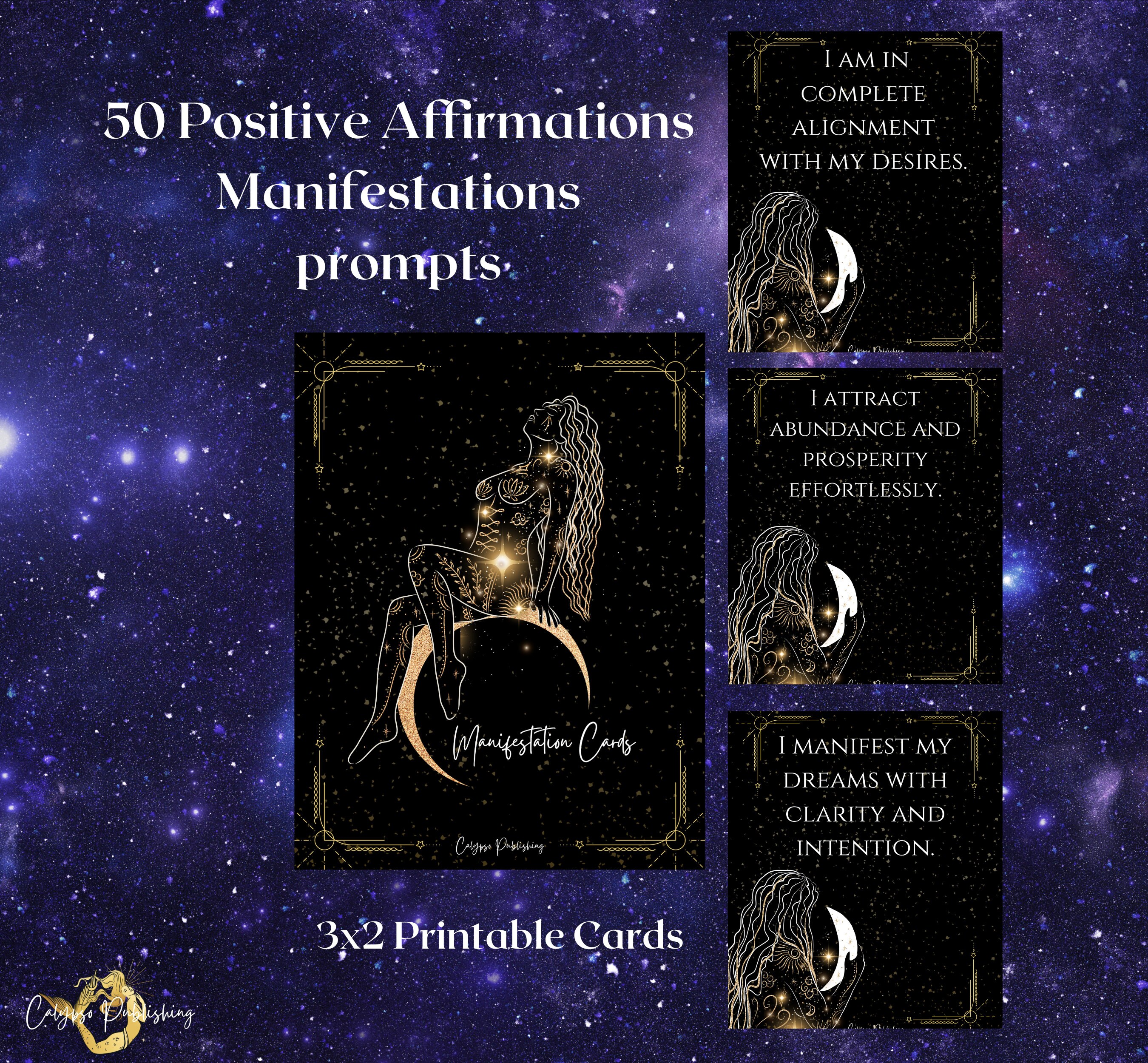 Affirmation Cards Printable, Inspirational Decks, Affirmation Cards for Women, Manifestation - Etsy