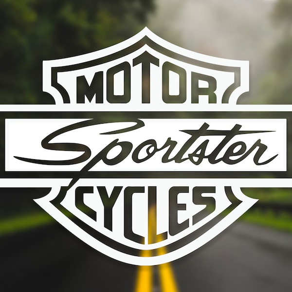 Harley Davidson Sticker Decal for Sportster - Etsy