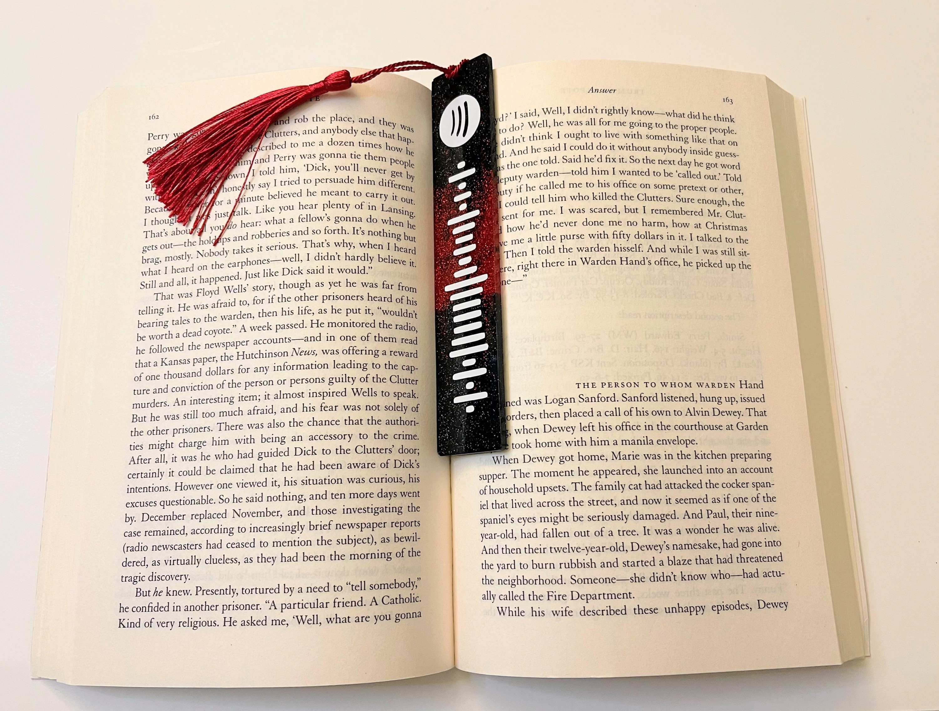 Musical Bookmark Paint It Black - Etsy