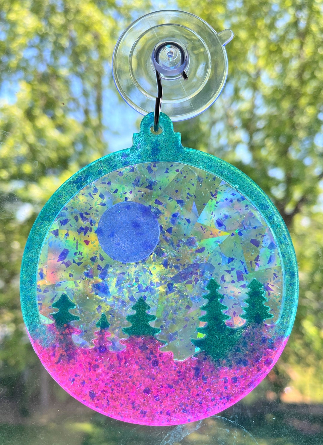 Holographic Suncatcher - Etsy