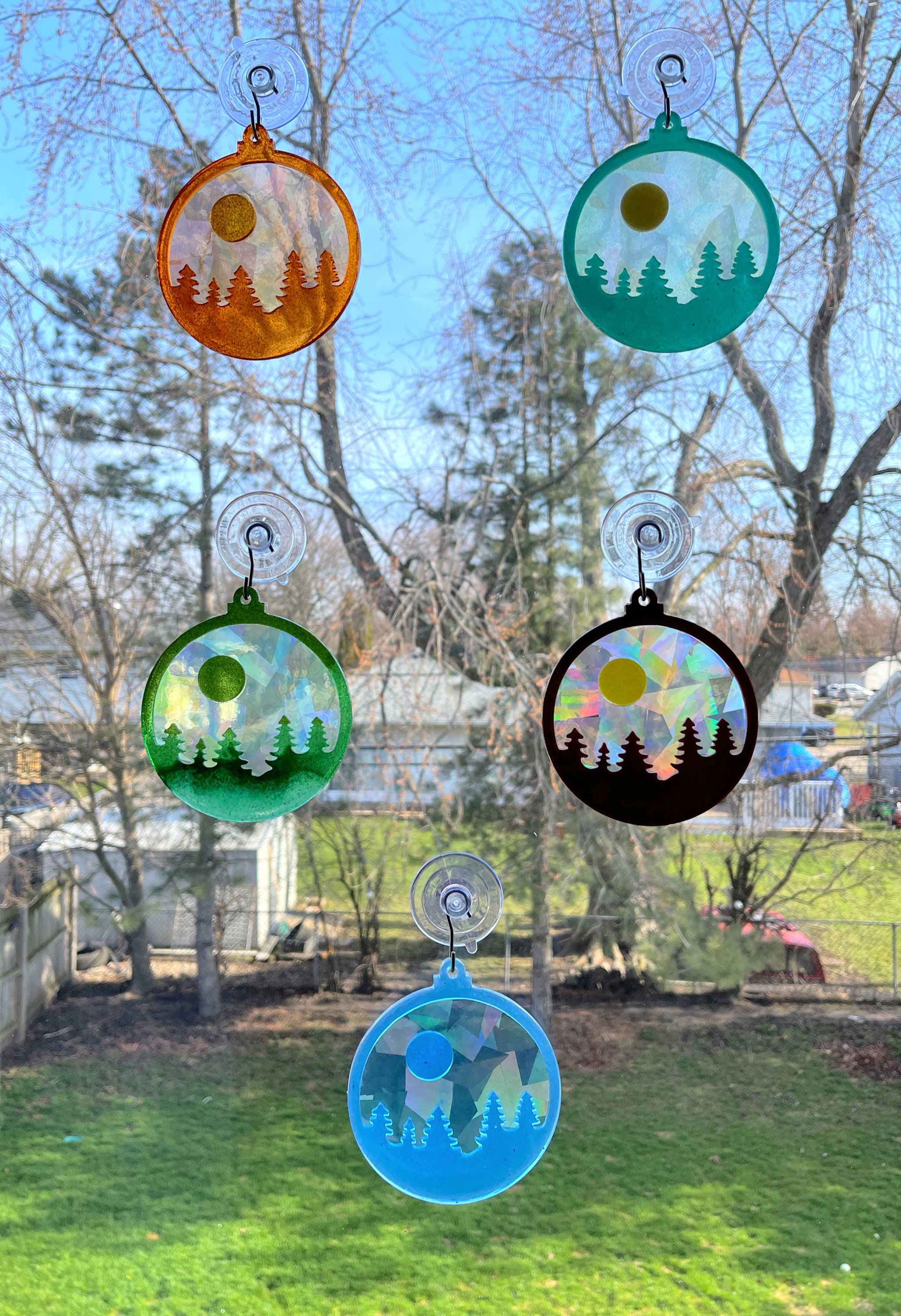 Holographic Suncatcher - Etsy