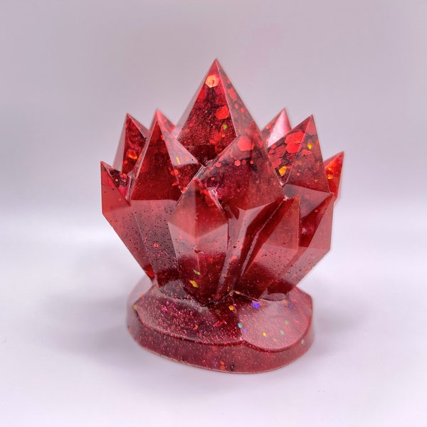 Resin Crystal Cluster - Etsy