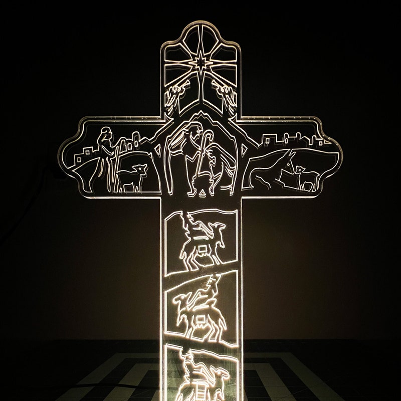 Lighted Cross - Etsy