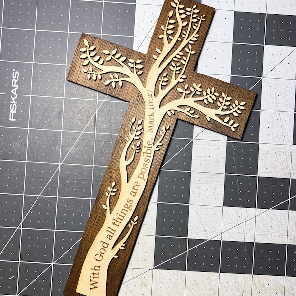 Wood Cross - Etsy