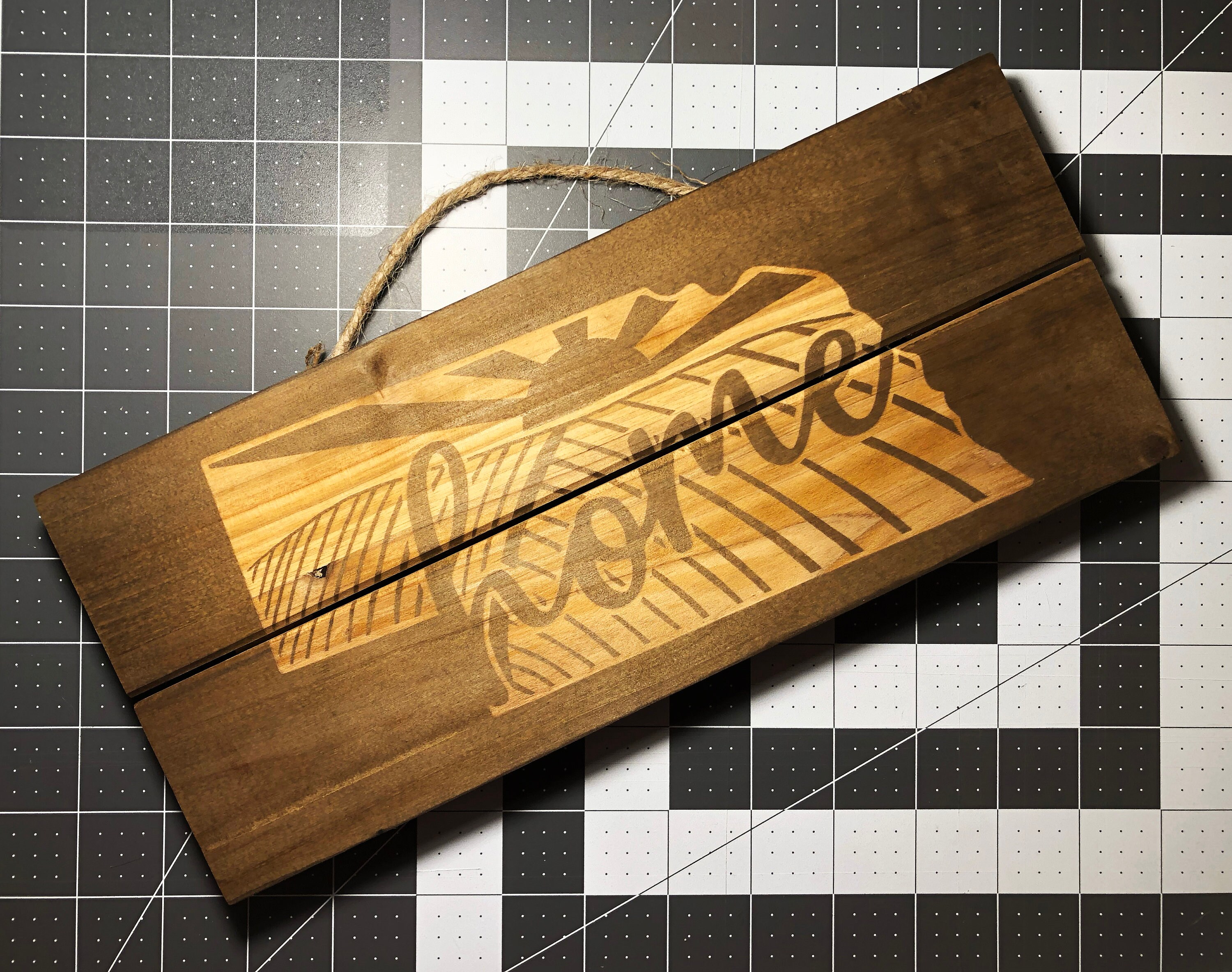 Nebraska State Laser Engraved Wood Sign Rolling Fields - Etsy