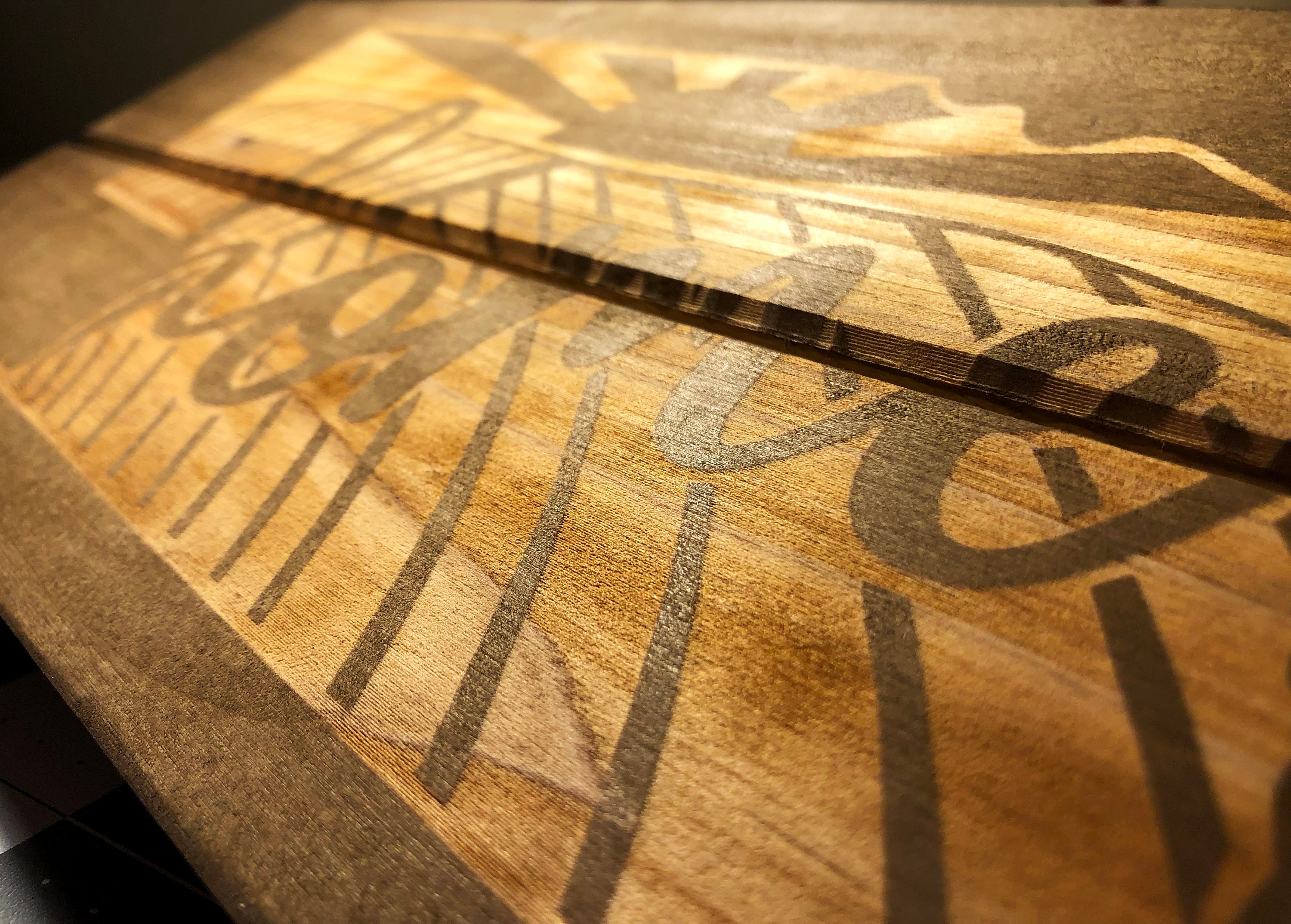 Nebraska State Laser Engraved Wood Sign - Rolling Fields - Etsy