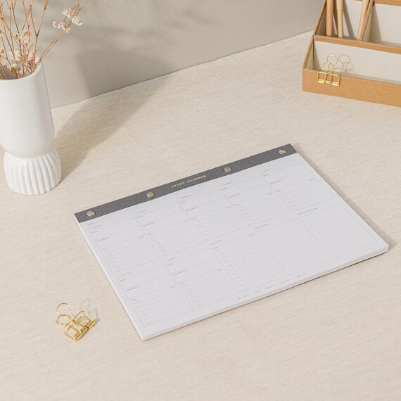 Study Planner A4 Study Planner - Etsy