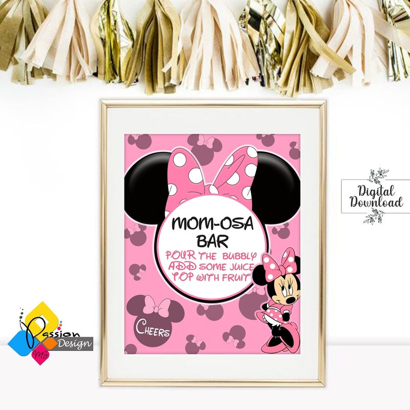 Minnie Mouse Party Signs - Etsy