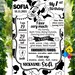 Printable MINNIE MOUSE Monochrome Milestone Board. First Birthday ...