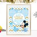 Printable Baby MICKEY MOUSE Diaper Raffle Kit. Baby Shower Diaper ...