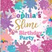 Printable SLIME Backdrop. Slime Birthday Party Decor. Personalized ...