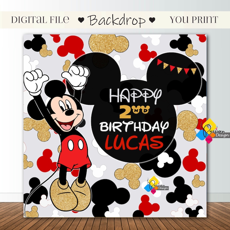 Mickey Mouse Banner - Etsy