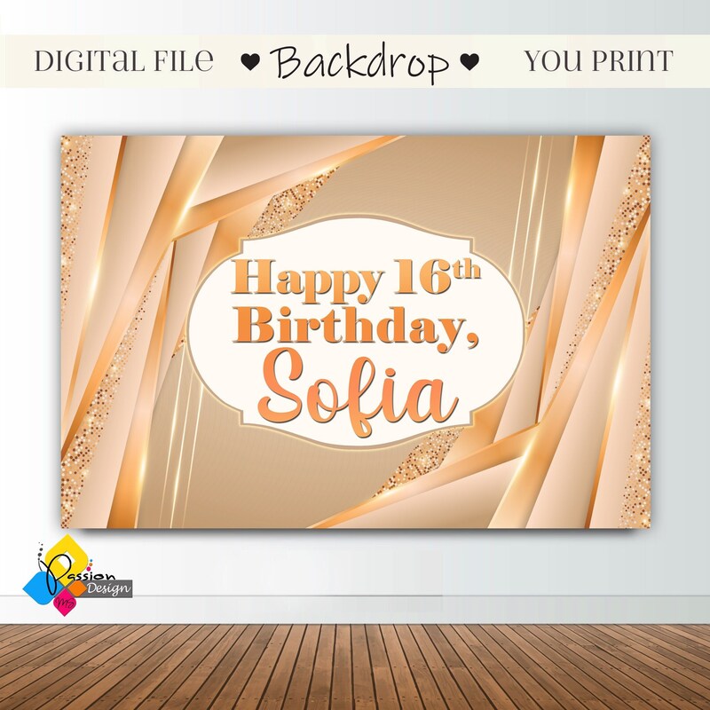 Rose Gold Backdrop - Etsy