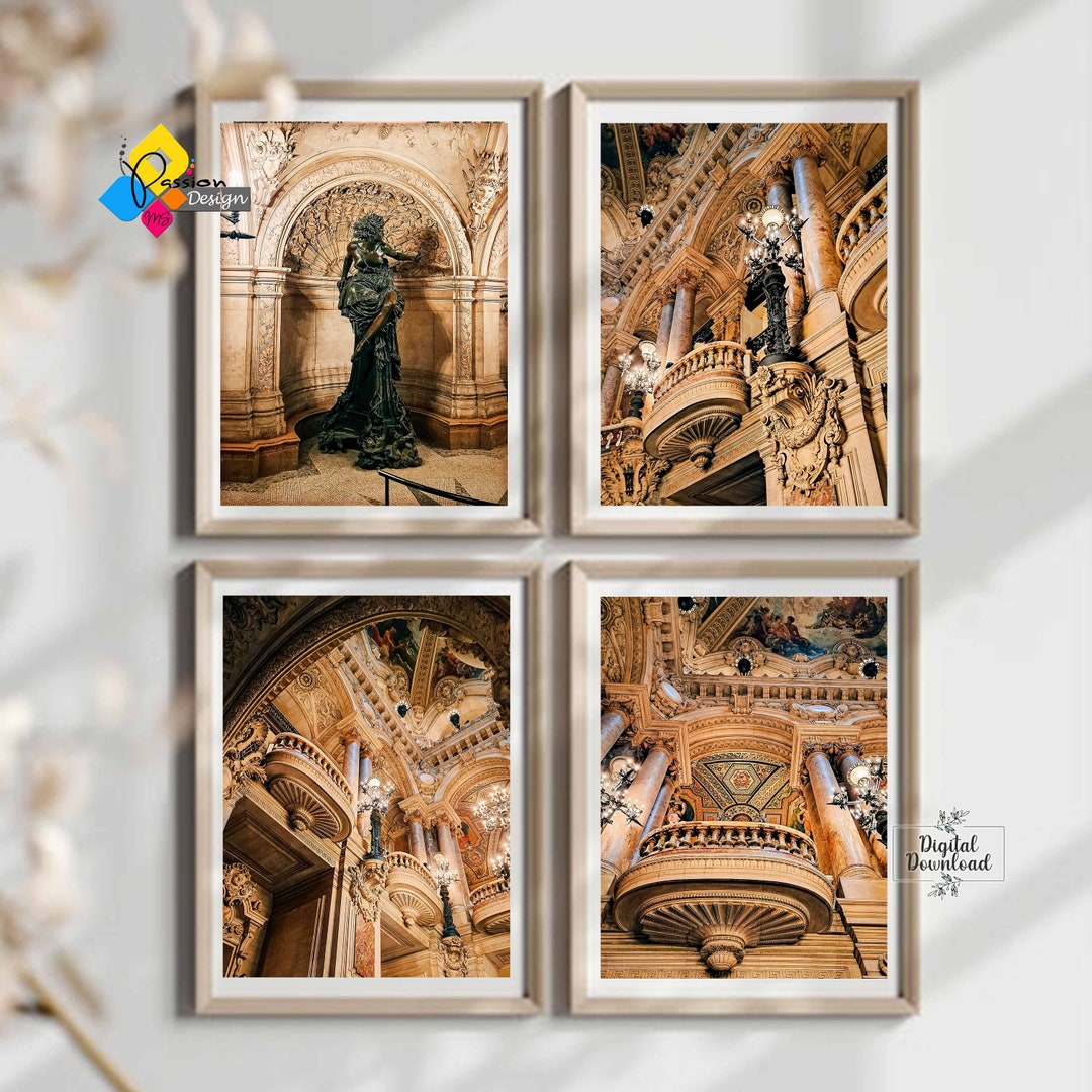 Printable Paris Opera Posters. Paris Photography Set of 4. Best Selling ...