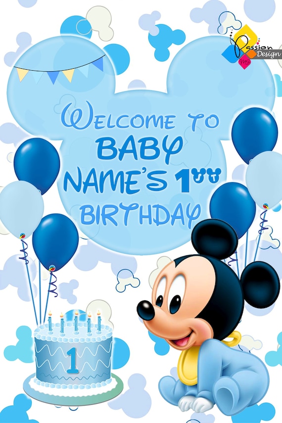 Baby Mickey Mouse Birthday Pictures