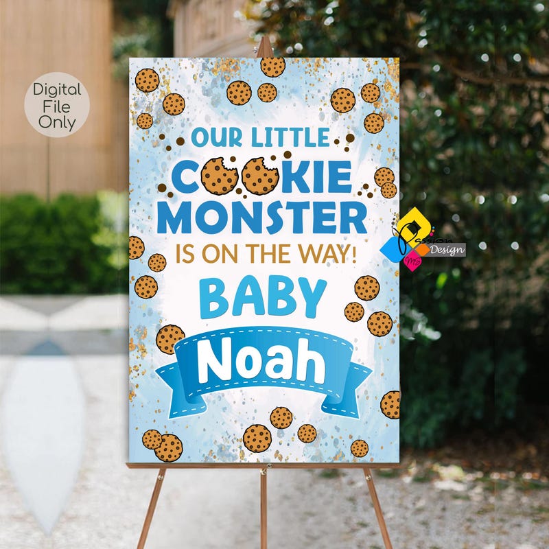 Cookie Monster Banner - Etsy