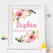 Printable Baby Birth Name Poster. Personalized Newborn Poster. - Etsy
