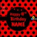 Printable LADYBUG Birthday Backdrop. Digital Ladybug Background ...