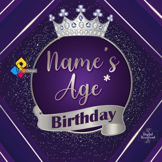 Purple Number 2 With Crown