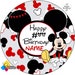 Printable MICKEY MOUSE Charger Plate Insert. Personalized Mickey Mouse ...