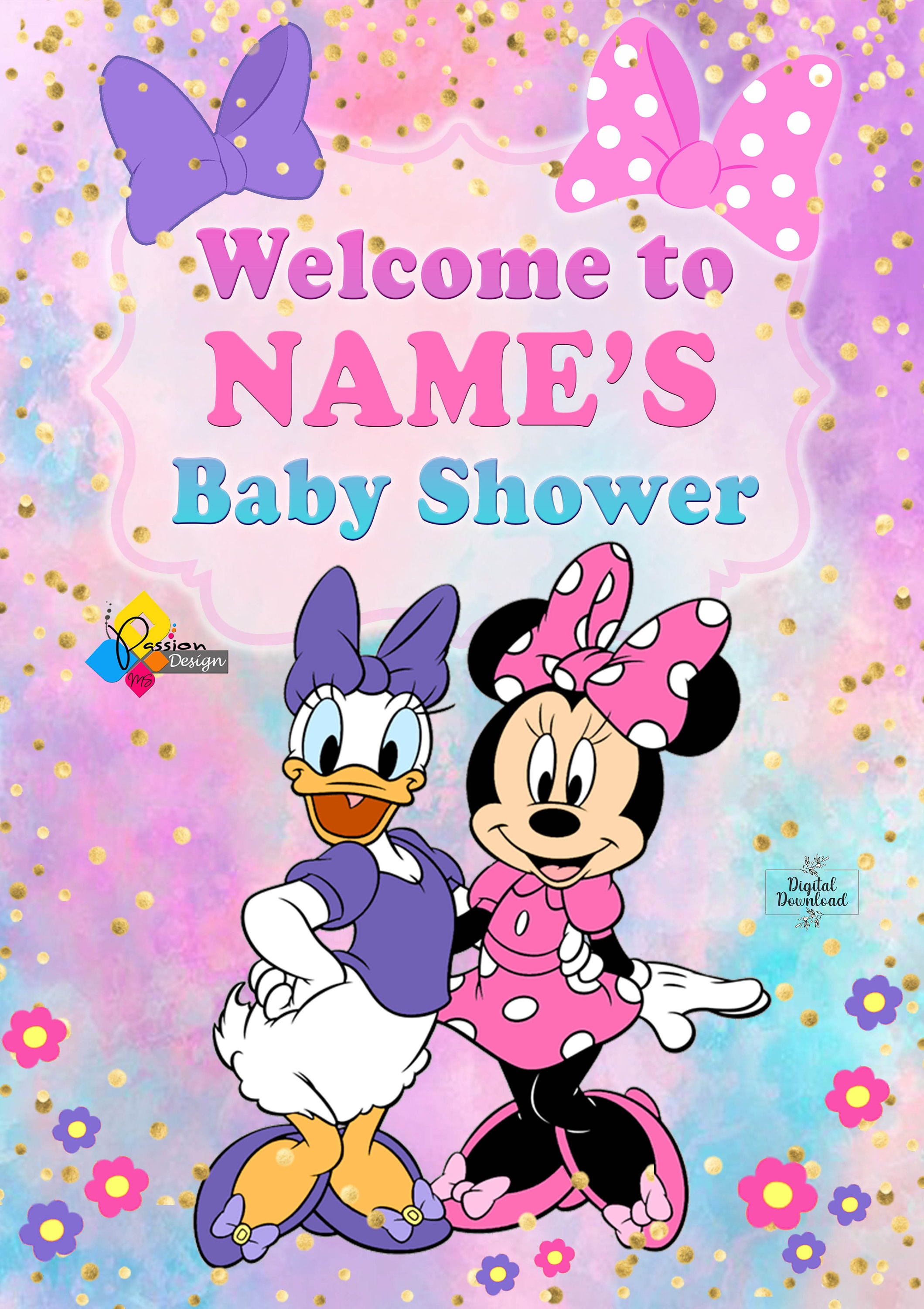 Baby Daisy Duck And Minnie Mouse